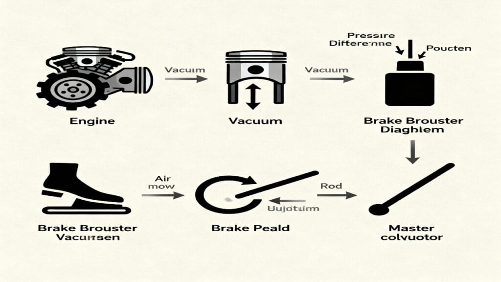 Brake booster check valve test: Tricks